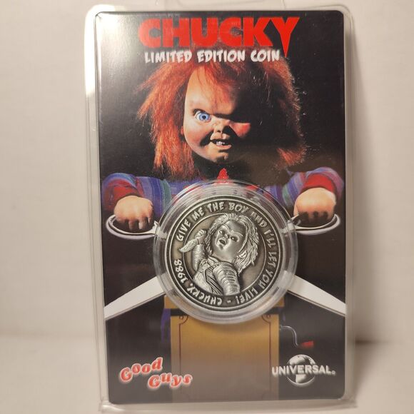 Warner Bros. | Jewelry | Chucky Limited Edition Collectible Coin Give ...